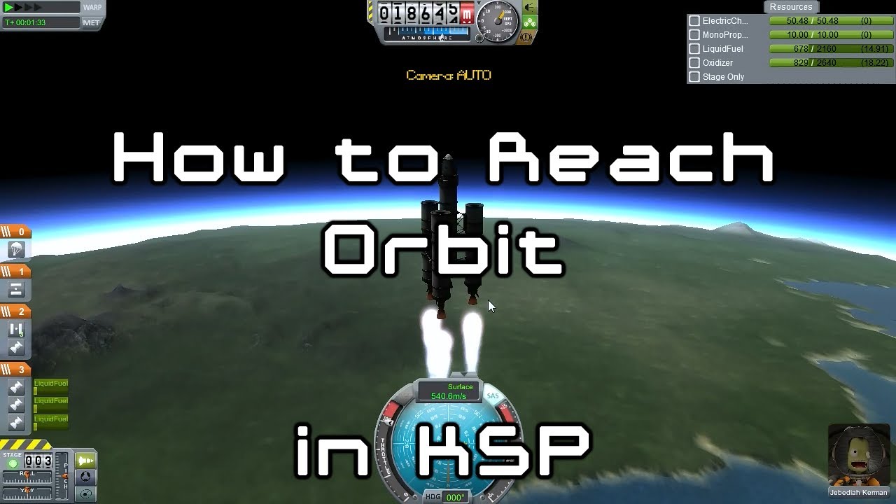 How to Reach Orbit in Kerbal Space Program - YouTube