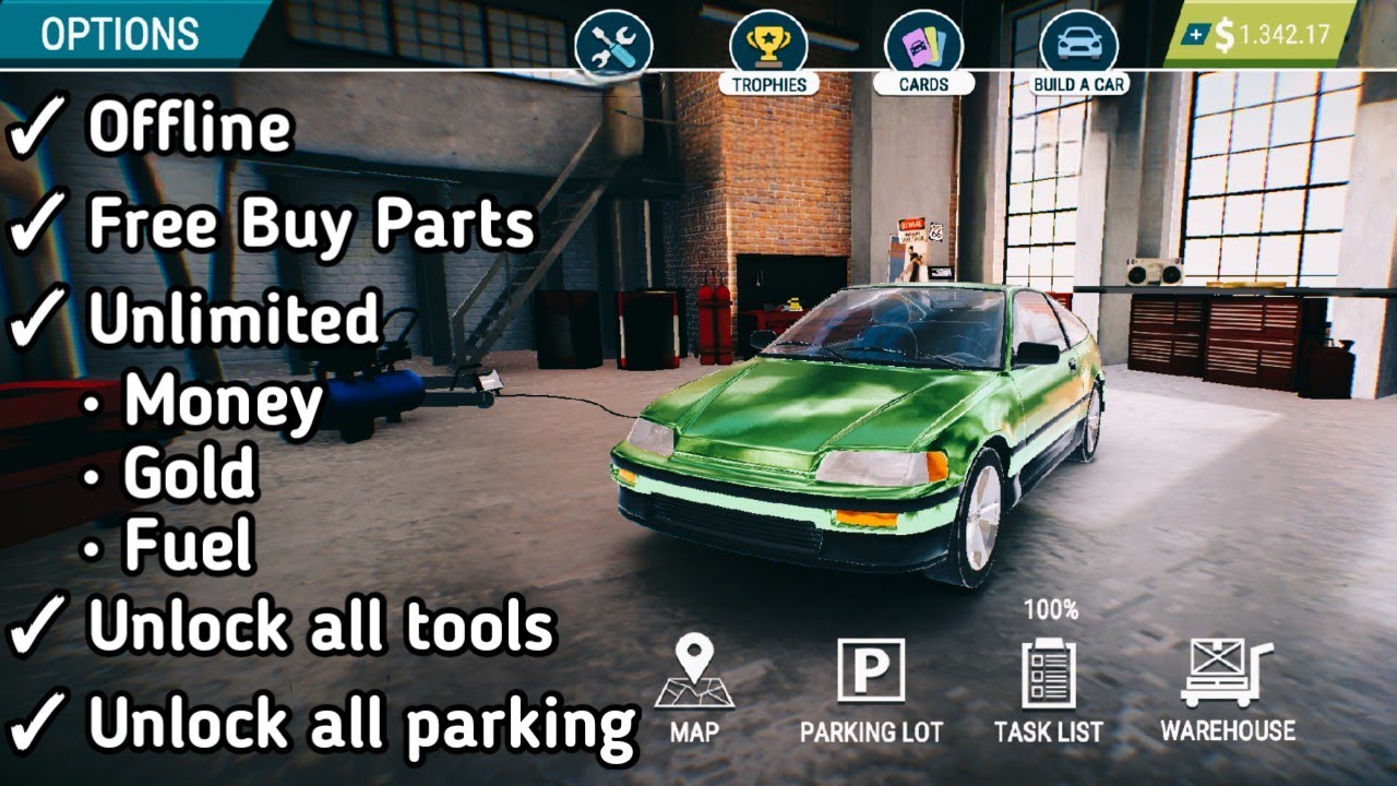 Car Mechanic Simulator Android - Mod apk - YouTube