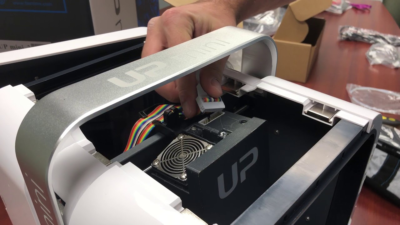 Installing the Up Mini 2 Printer Head - YouTube