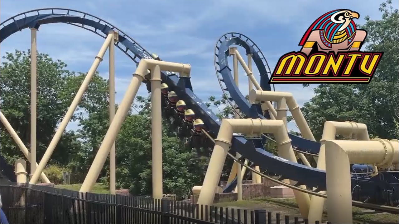 Montu Pre Repaint Off Ride May 2021 (No Copyright) - YouTube