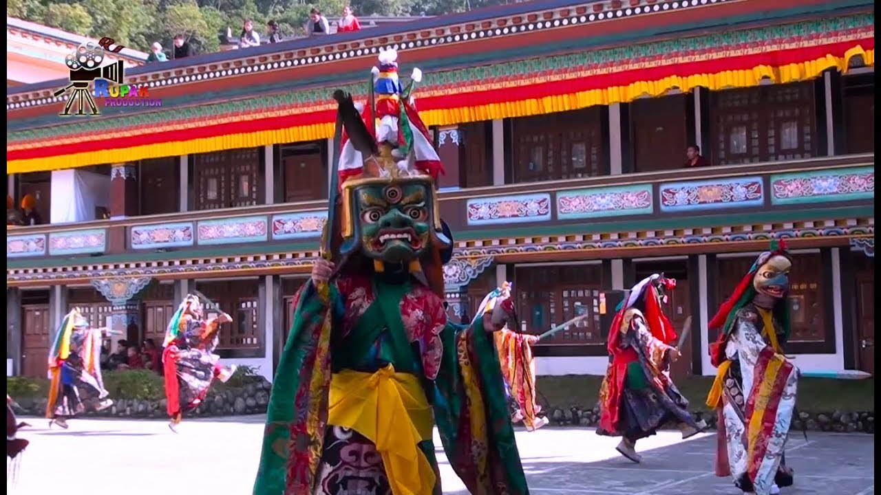 CHAM DANCE || LAMA DANCE IN PAL KARMA ZURMANG SHEDUP CHOKHOR LING ...