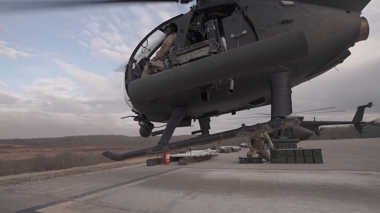 160th SOAR AH-6 Little Bird - Firing Line - YouTube