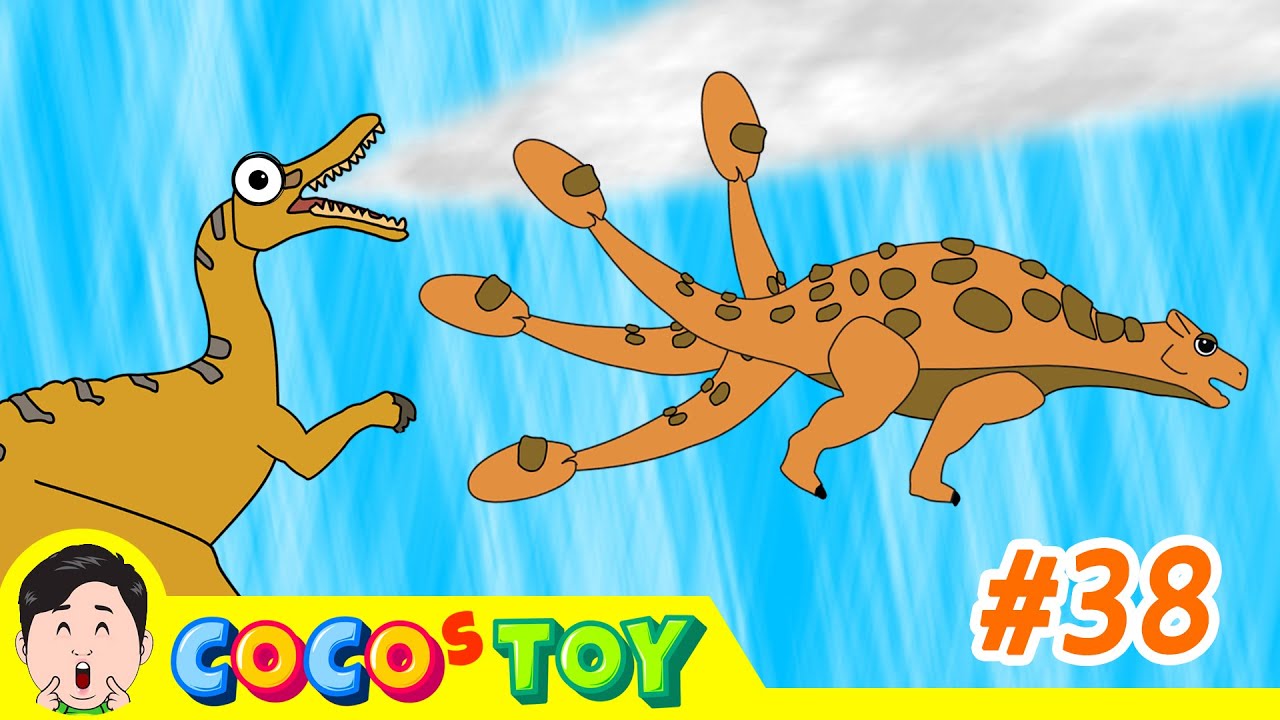 Big adventure of 5 little dinosaurs #38ㅣdinosaurs animation for kidsㅣ ...