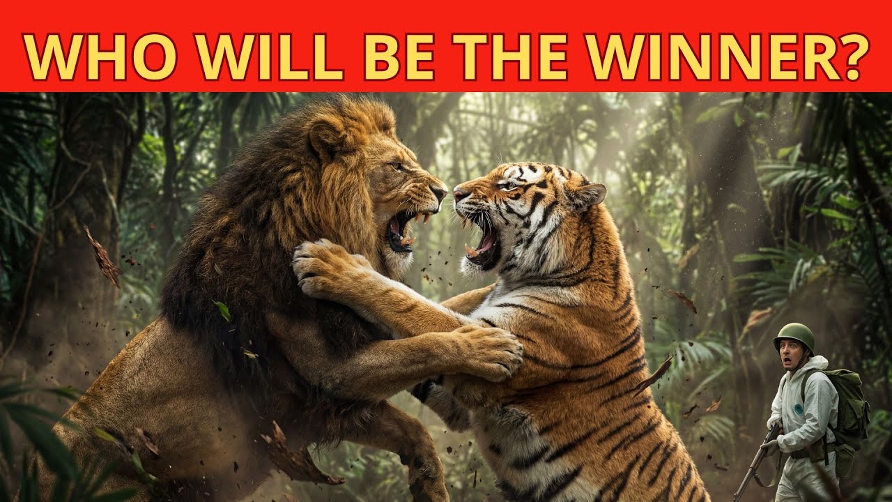 Lion vs Tiger in the Jungle - Emergency Rescue - YouTube