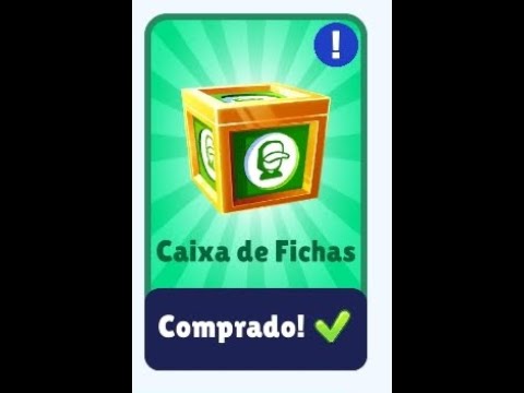 Subway Surf  gastando 506 chaves abrindo caixa de ficha de personagens