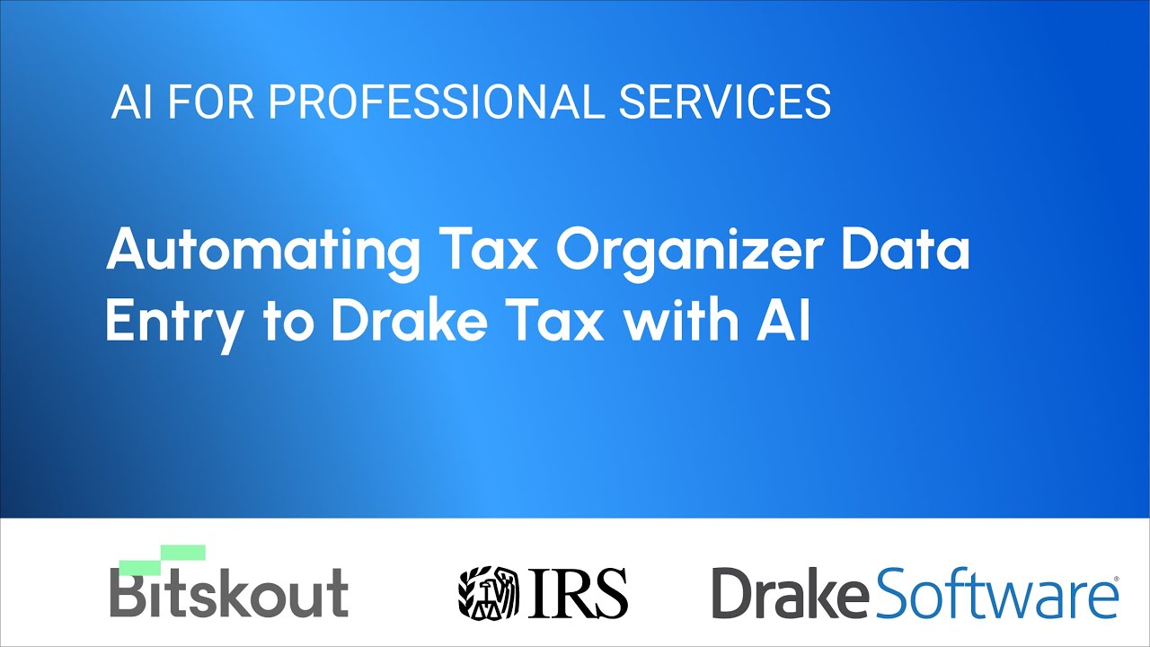 Automating Data Entry to Drake Software - W-2 Demo from tax organiser ...