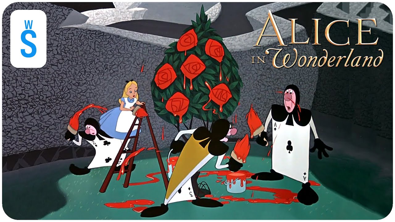 Alice in Wonderland (1951) | Scene: Painting the Roses Red - YouTube