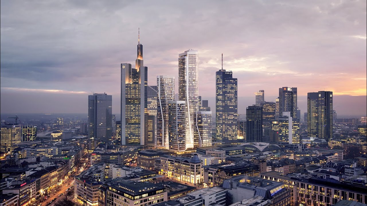 Frankfurt, Germany Tallest Skyscrapers Under Construction - YouTube