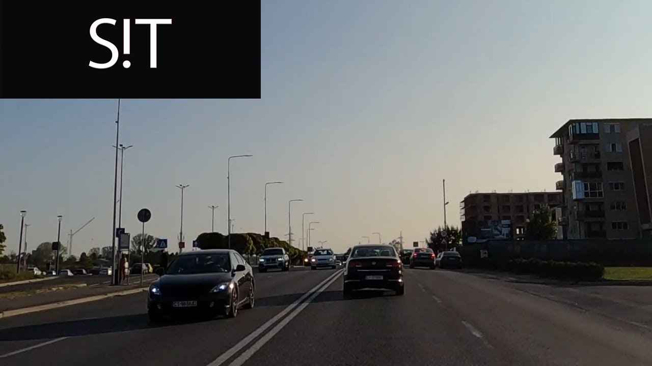 Centru Comercial Tom Catre Strada Baba Novac In Trafic Constanta - YouTube