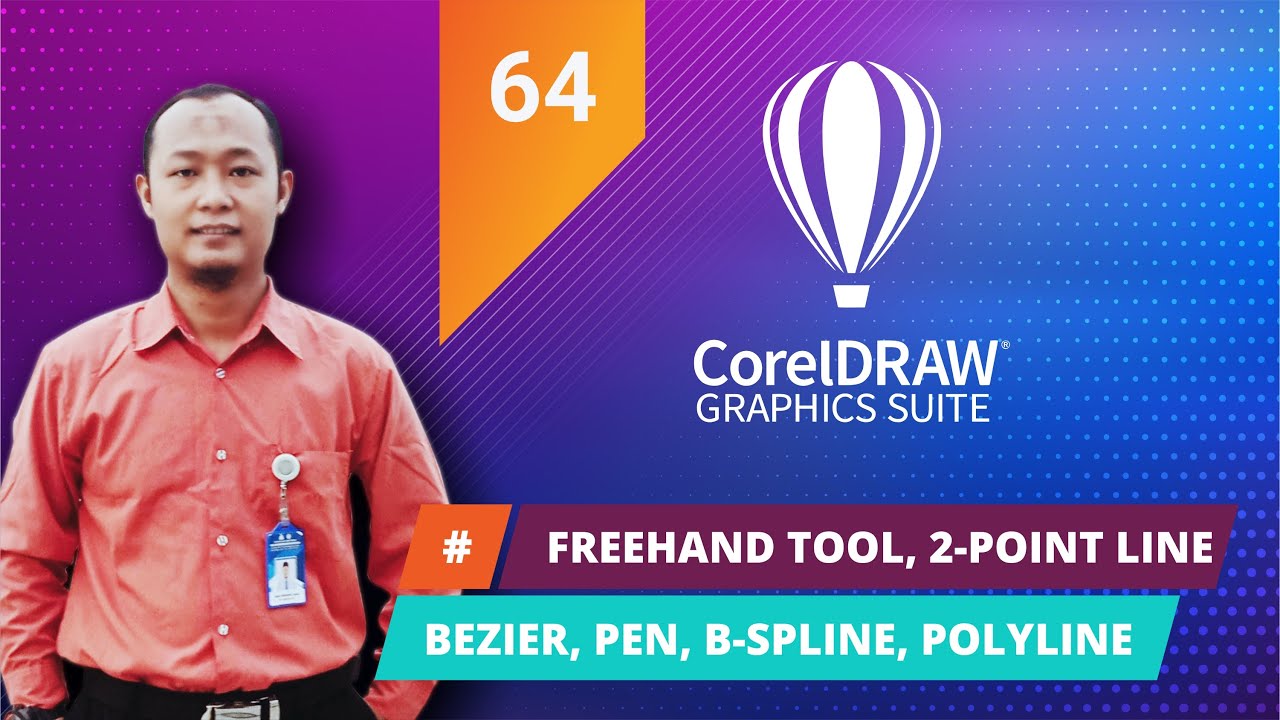Belajar Coreldraw X7 #64 Freehand Tool, 2 point Line, Bezier, Pen, B ...