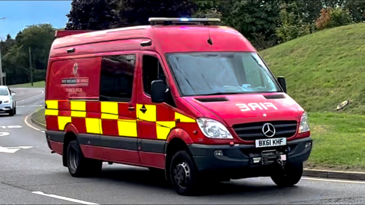 West Midlands Technical Rescue Unit Support Van turnout - Bickenhill ...
