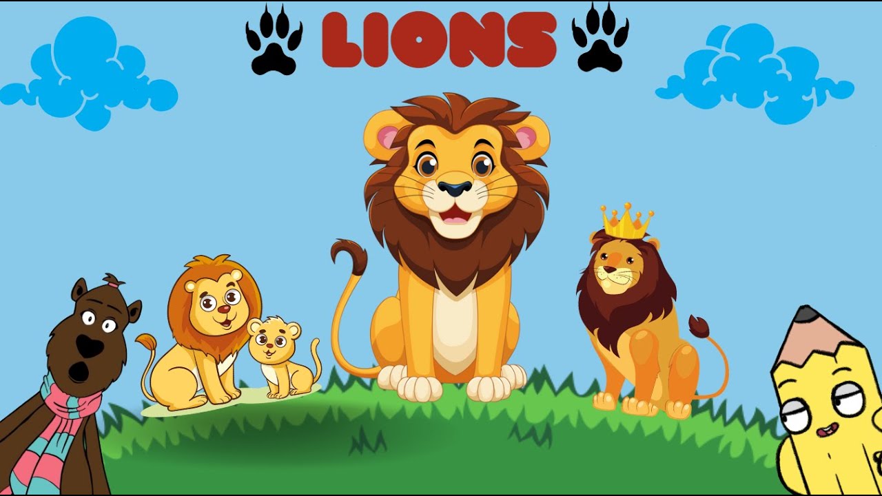 "15 Amazing Facts About Lions with Woolly and Sharpie! 🦁 | Fun Learning ...