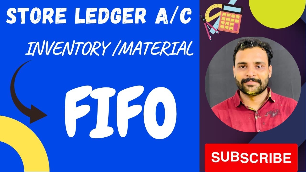 #1 FIFO Method (First In First Out) Store ledger Account ~ Problem ~ B ...