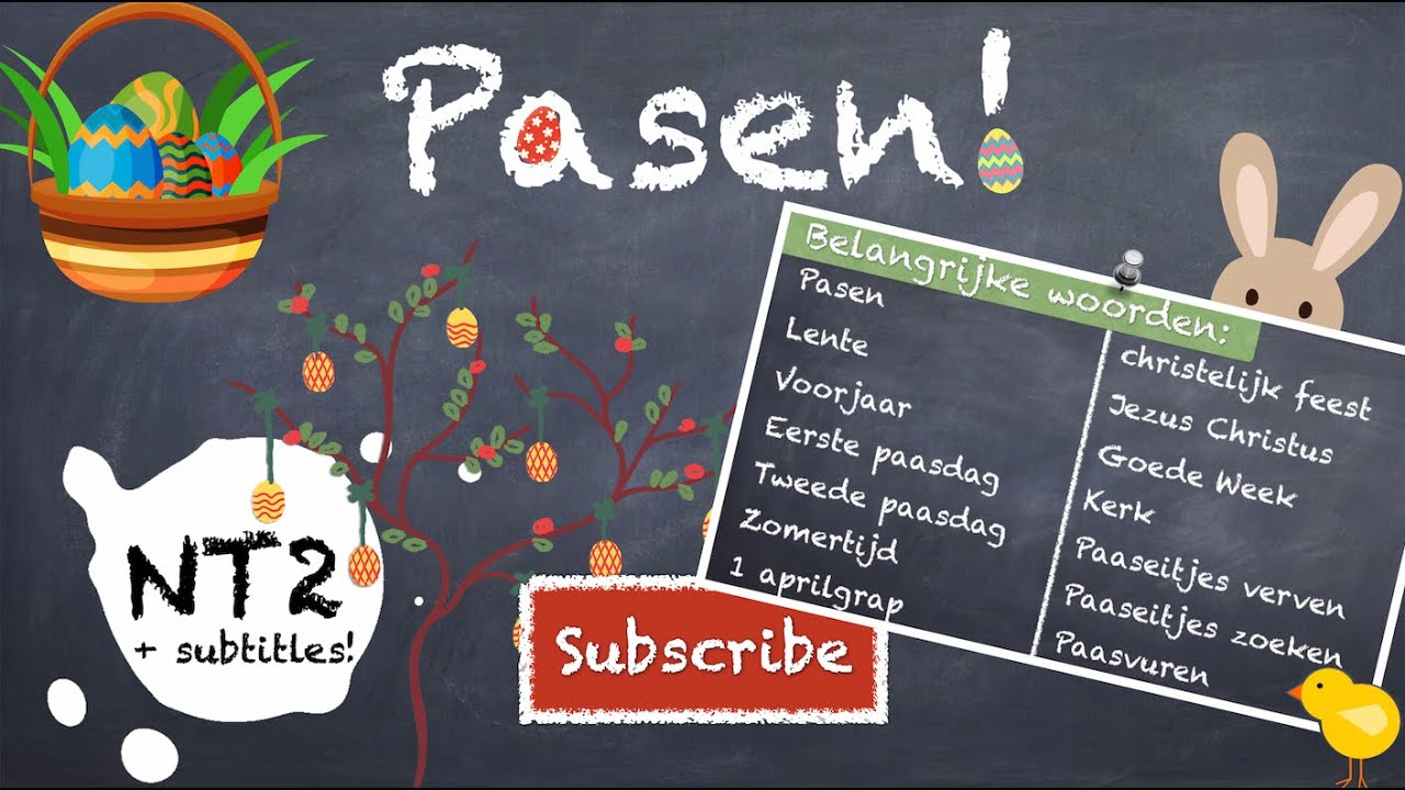 #NT2 Pasen Easter 🐰🥚 | ZOMERTIJD & 1 APRIL Alles wat je moet weten! 🌷📚 ...