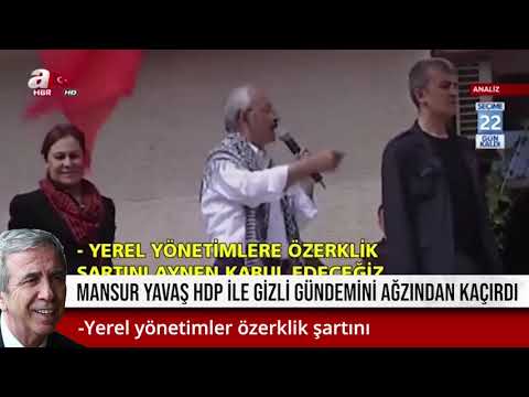 Mansur Yavaş, HDP ağızı ile konuşmaya başladı. \