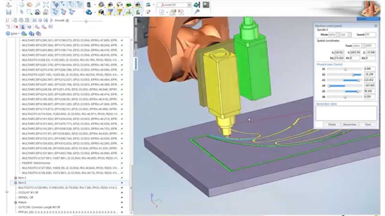 KUKA with double spindle - YouTube