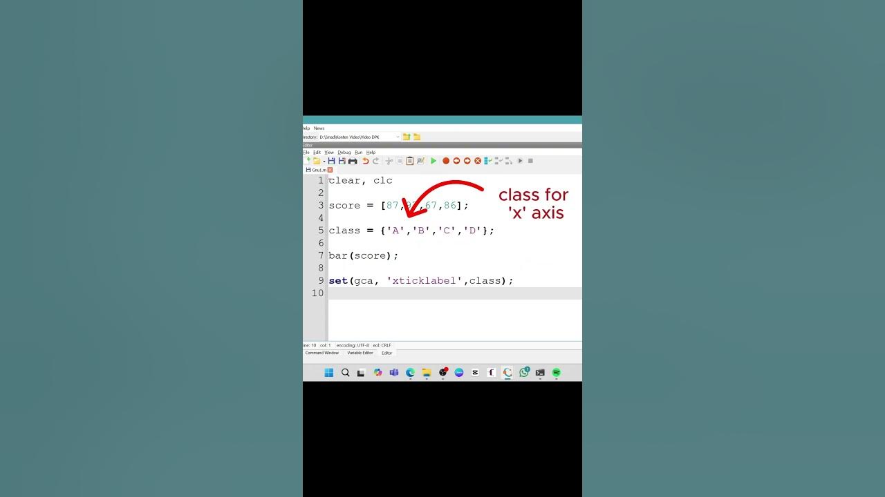 Make A Bar Plot In Octavematlab Octave Tutorial Codingtutorial
