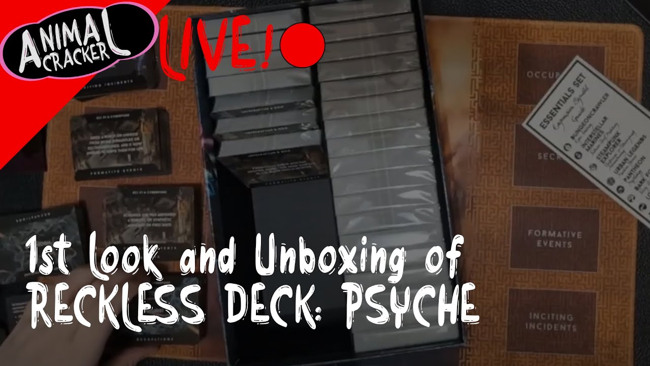 First look/unboxing of RECKLESS DECK: PSYCHE - YouTube