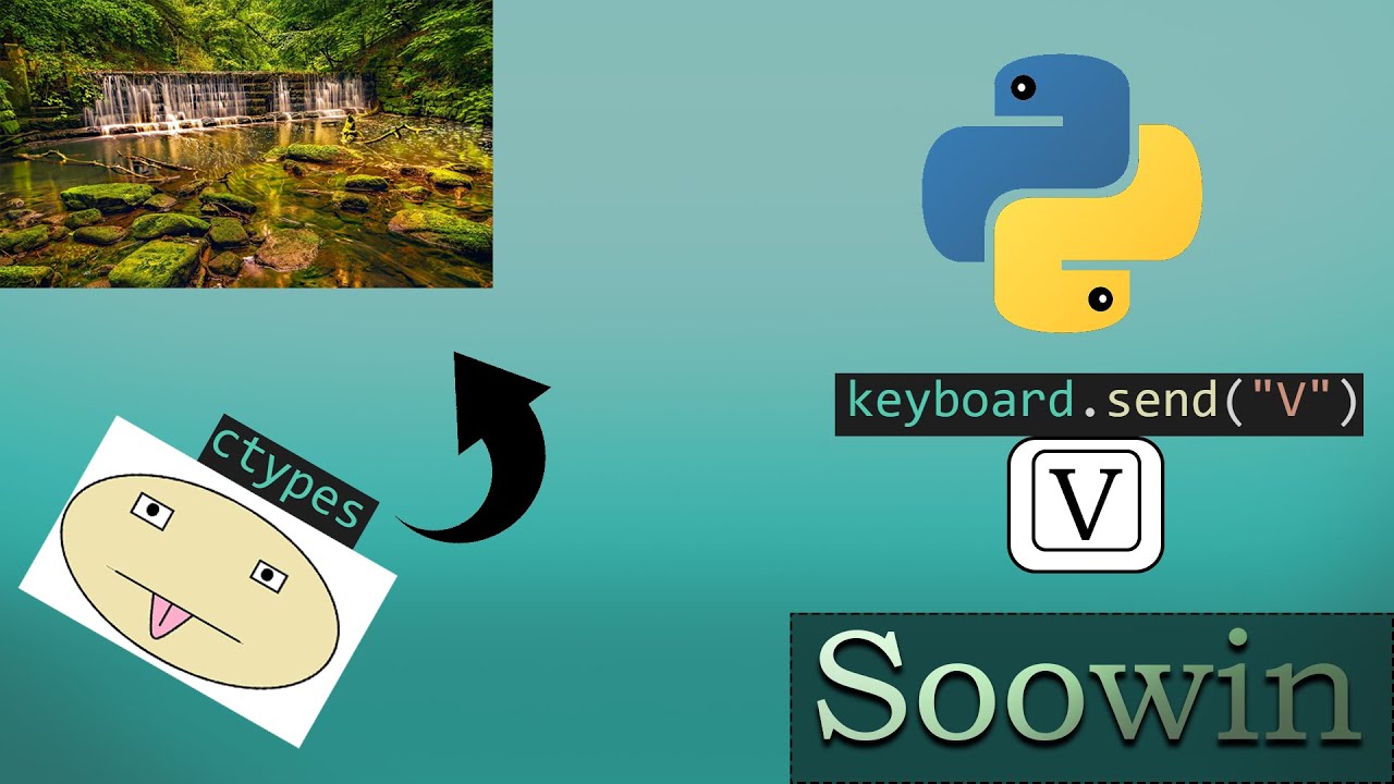 Python как изменить фон рабочего стола? Как отправлять клавиши с ...