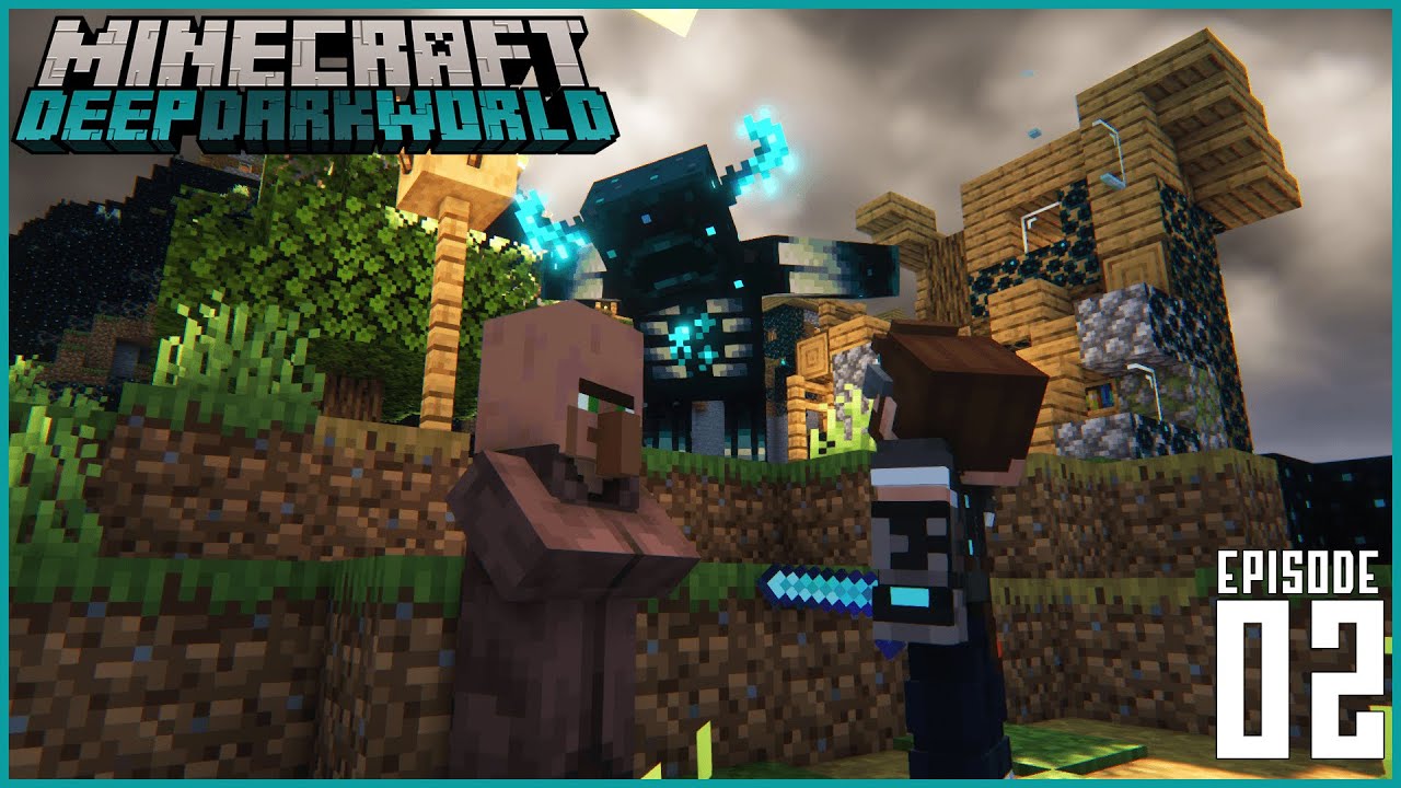 RaysWorks Warden World EP2 - Save The Villagers - A Minecraft Deep Dark ...