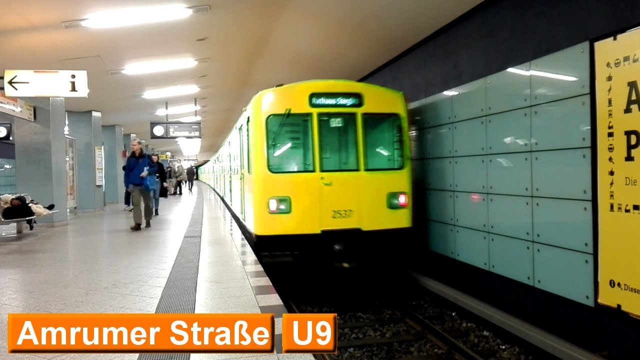 Amrumer Straße U9 : U-Bahn Berlin ( BVG H - F74 ) - YouTube