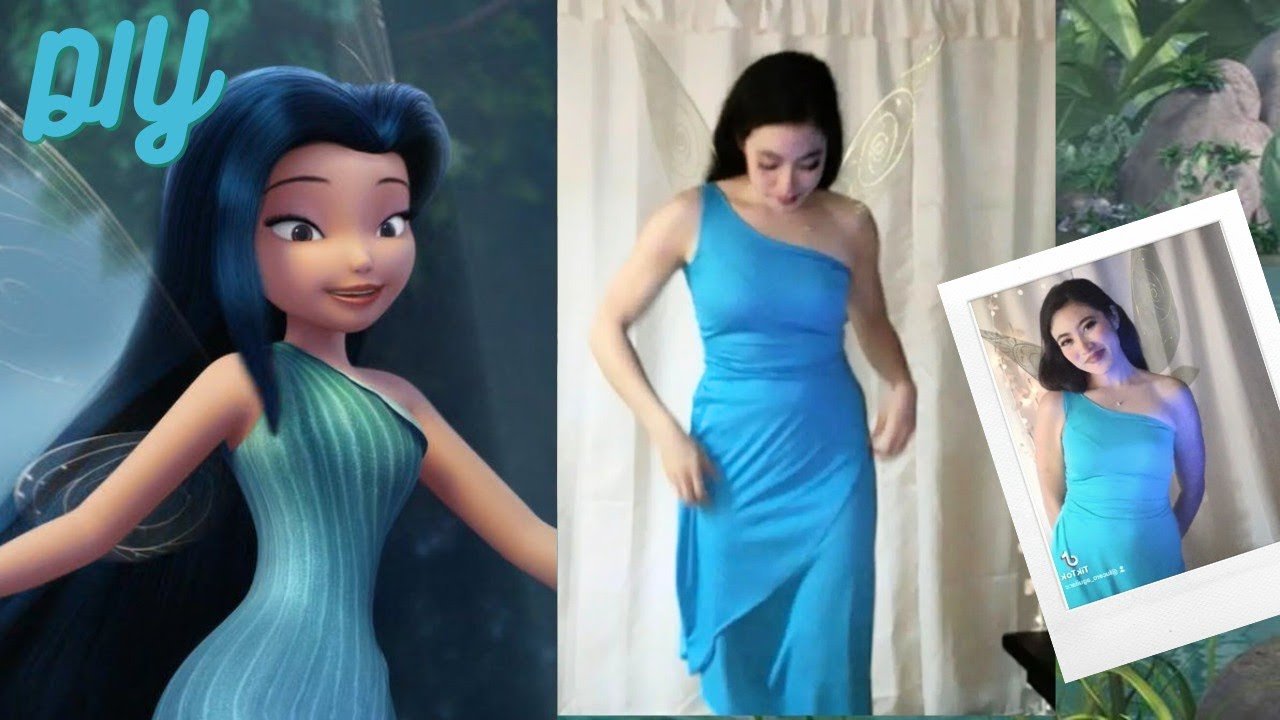 DIY disfraz de Silvermist | Tinkerbell (Fácil) - YouTube