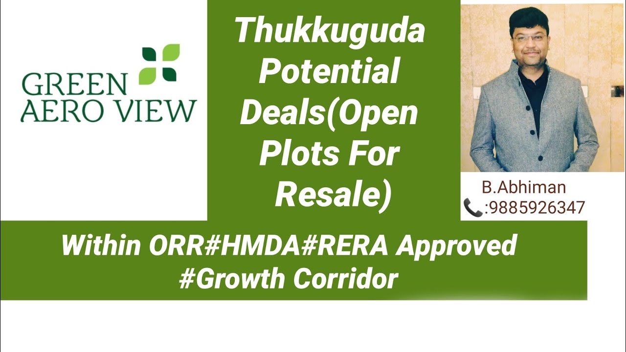 Thukkuguda plots for sale #ORR#srisailam Highway#Pavan Green Aeroview# ...