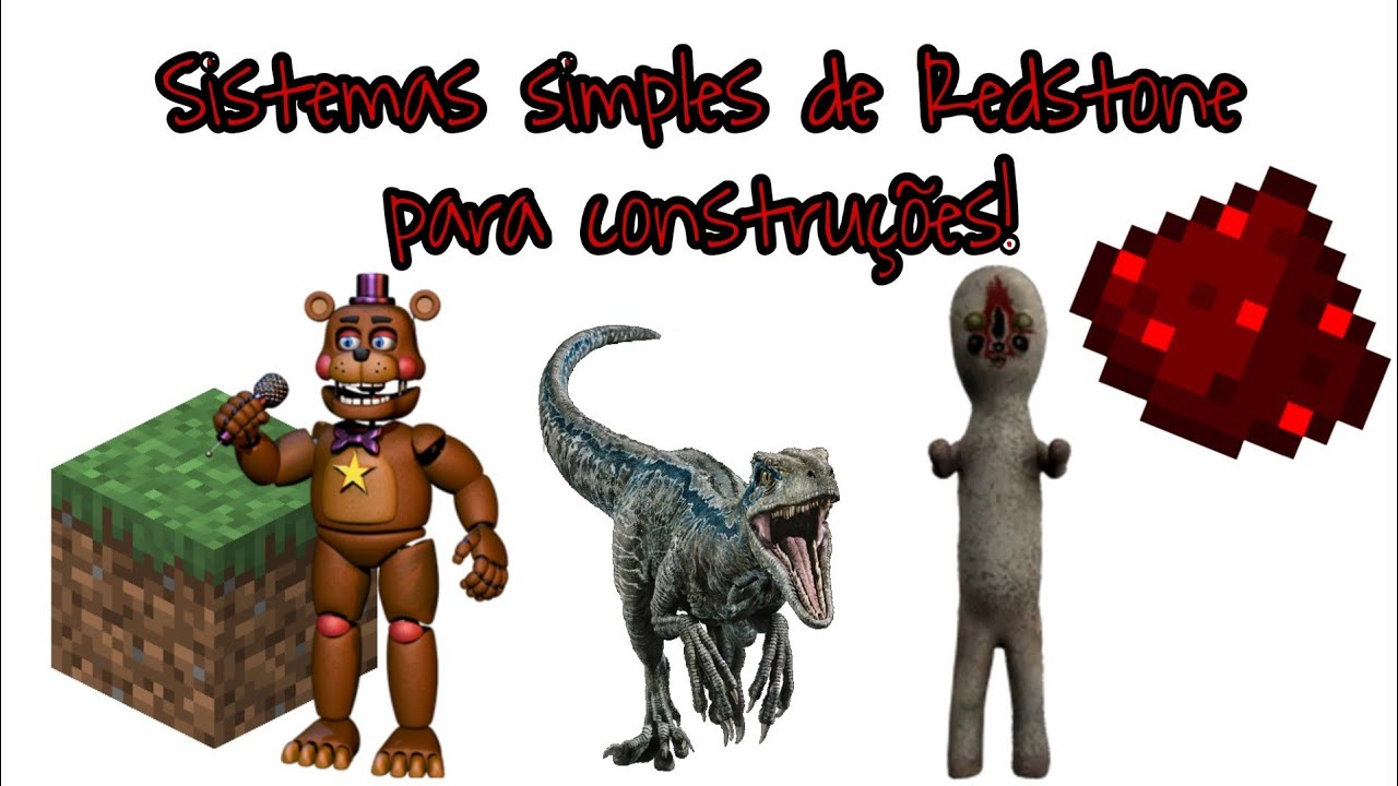 Como fazer sistemas simples de Redstone para construções! (CÂMERAS ...