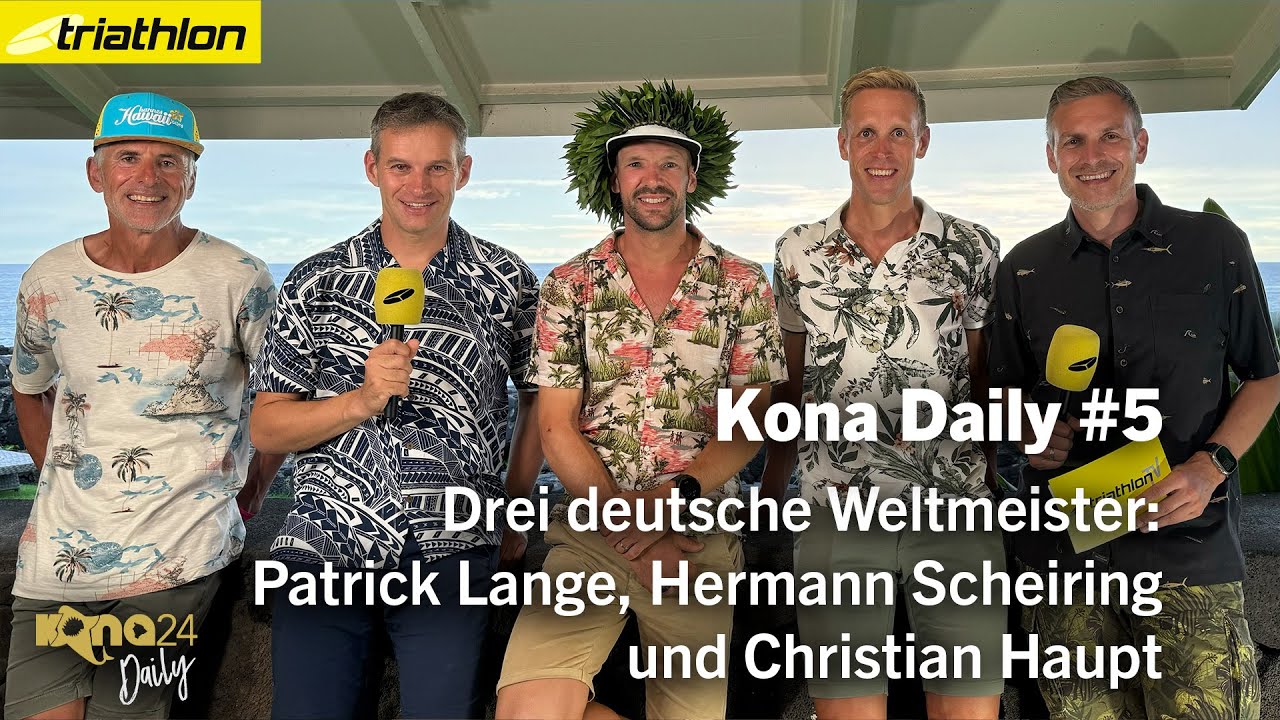 Drei deutsche Weltmeister: Patrick Lange, Hermann Scheiring und ...