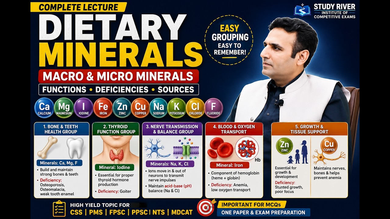 Dietary Minerals | Micro minerals | Macro Minerals | Zinc | Iron | Diet ...