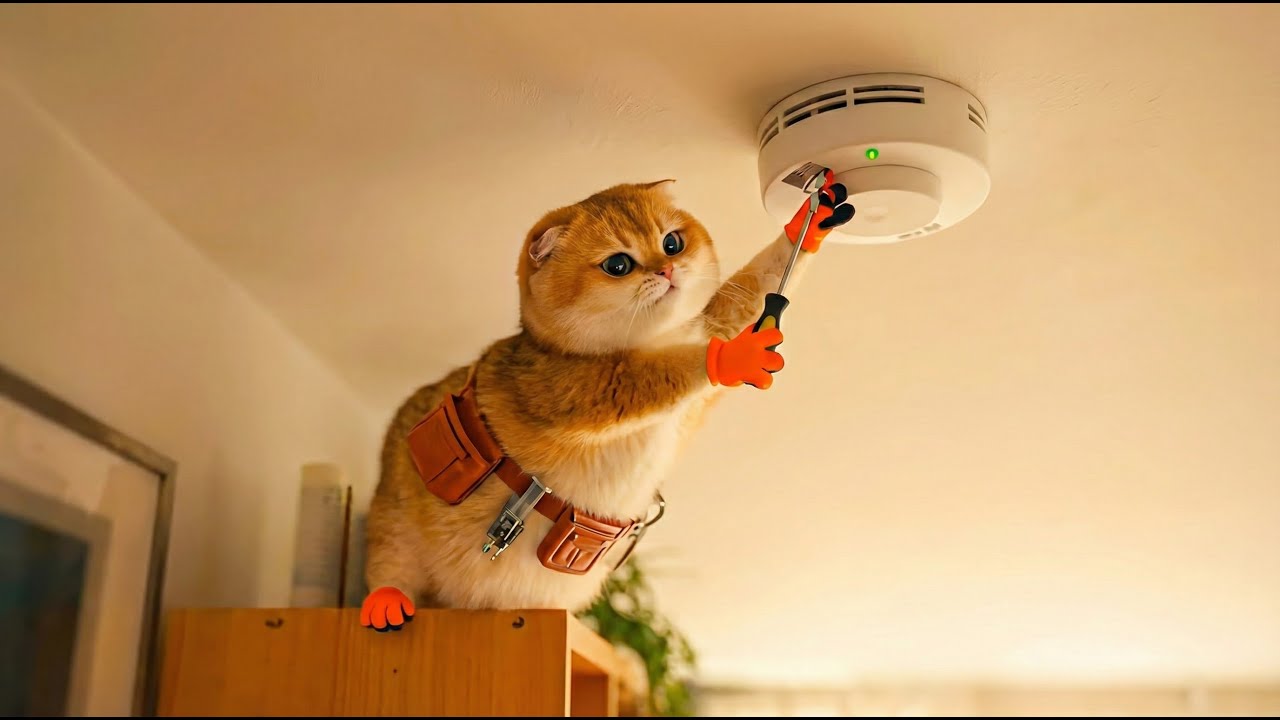 Fat Munchkin Cat Gets Shocked & Dramatically Falls While Dog Trolls It ...