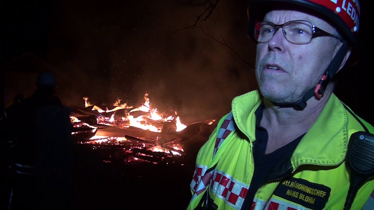 2016-12-17 Brand i maskinhall - Orust - YouTube