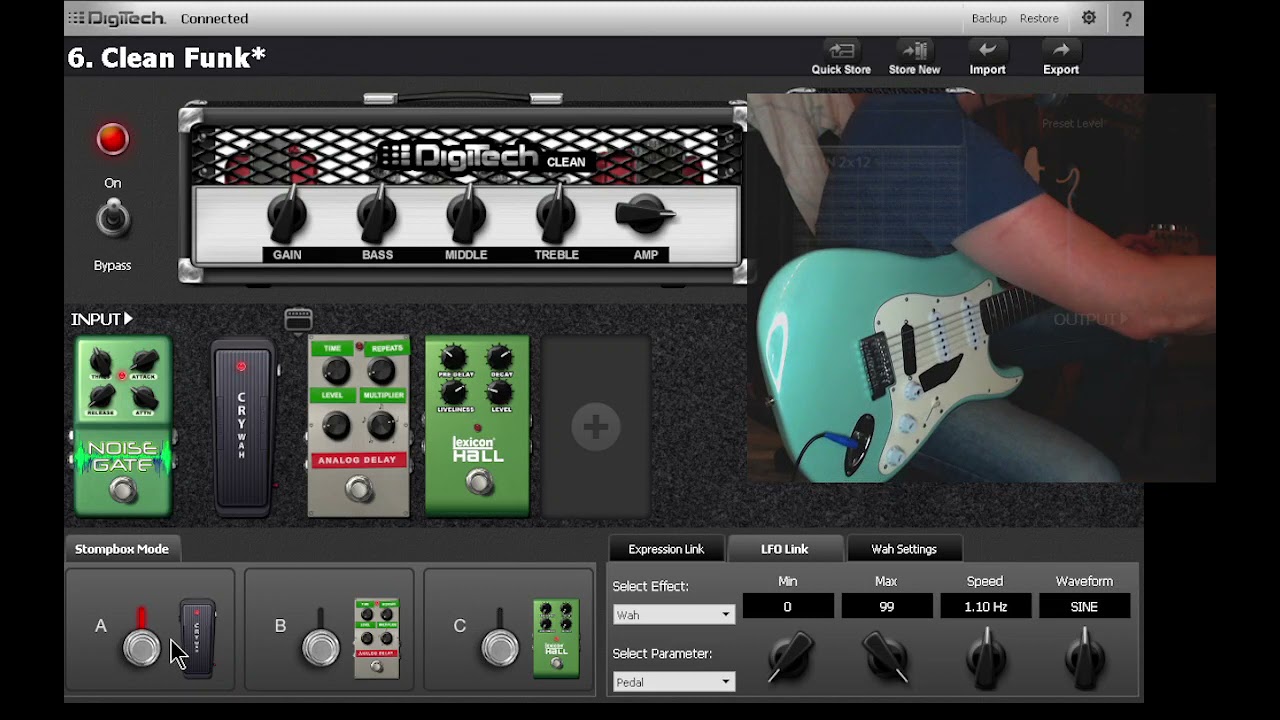 How to make an awesome auto wah with the Digitech RP360! - YouTube
