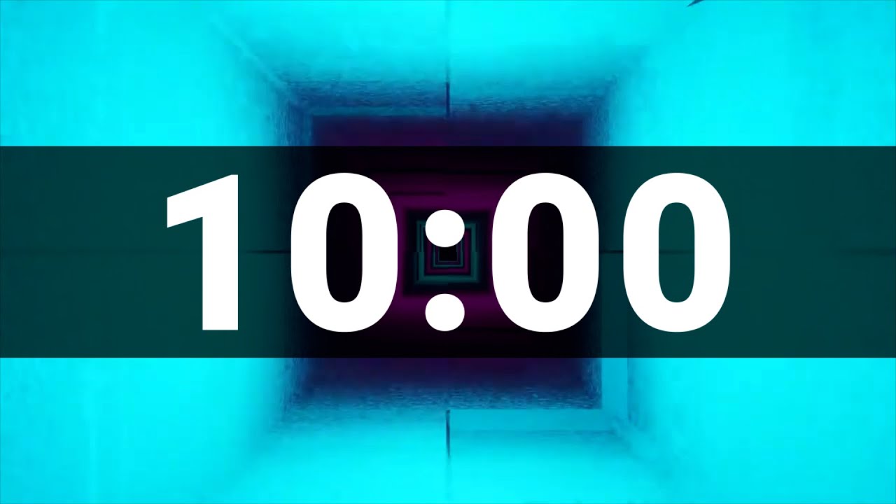 10 Minute Timer with Cool Upbeat Music for Kids, Chill Instrumental ...
