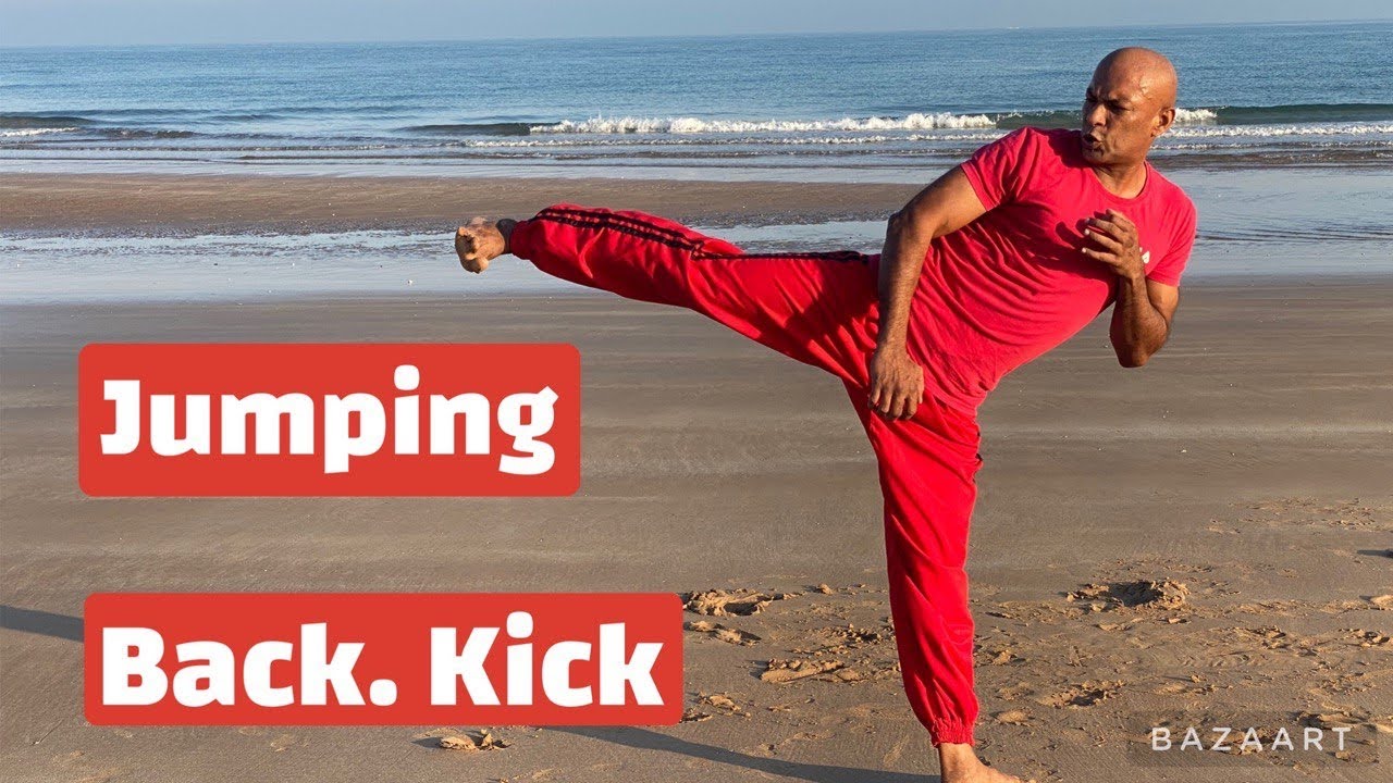 # jumping # back # kick tutorial - YouTube