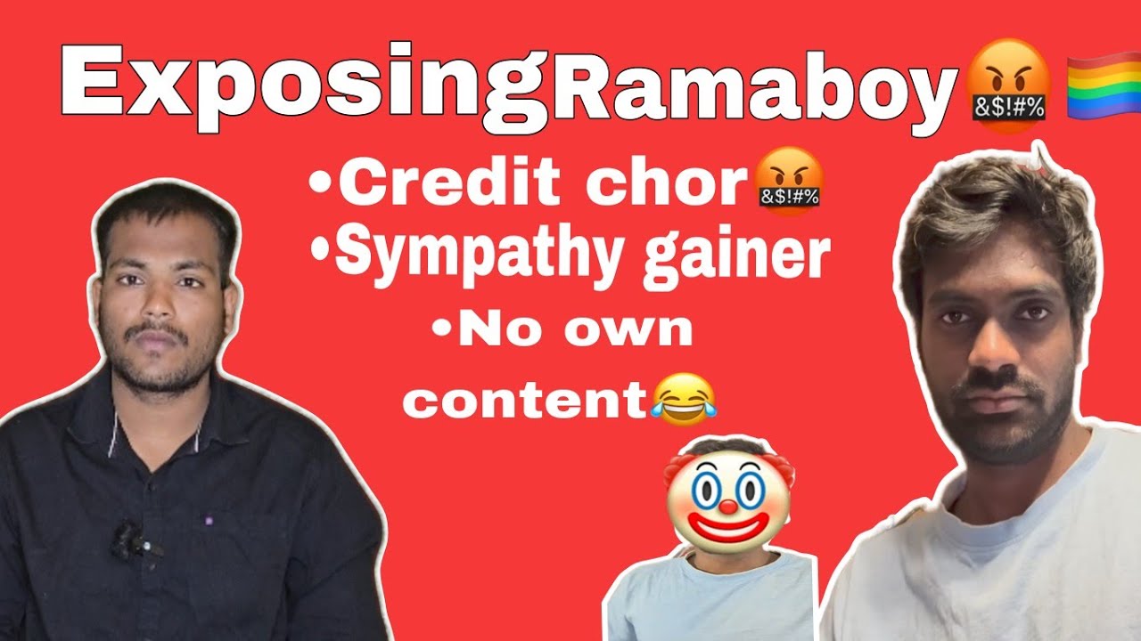 Ramaboy Exposed..!!😱😡🤡(RAMABOY ROAST) | THERAMABOY | - YouTube