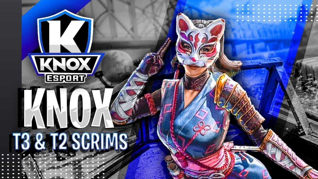 Pubg Mobile Live || Knox Esports T3 Customs Scrims ||{1 min Delay ...