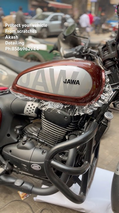 Jawa 42 FJ 3M PPF Lamination 100% original #jawa #jawa42fj #lamination #3m #ppf #yt #shorts ...