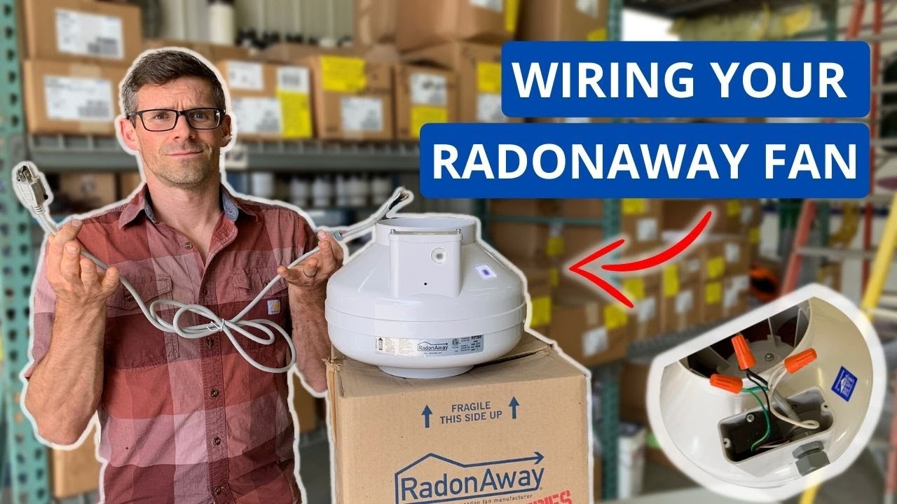 How to Wire a RadonAway Radon Fan - YouTube