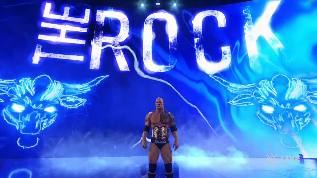THE ROCK FINAL BOSS ENTRANCE | WWE 2K24 DOWNLOAD - YouTube