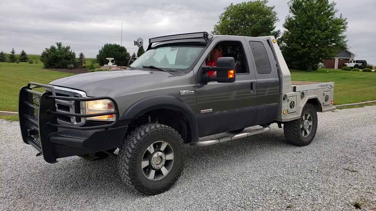 2006 Ford F250 6.0 Liter Power Stroke 4x4 Diesel Pickup Truck - YouTube