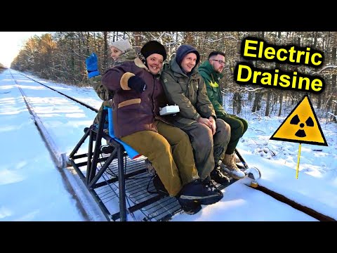 ✅Mit der Draisine in die Tschernobyl-Zone ☢️ ☢️ ☢️ Eisenbahn zum Kernkraftwerk