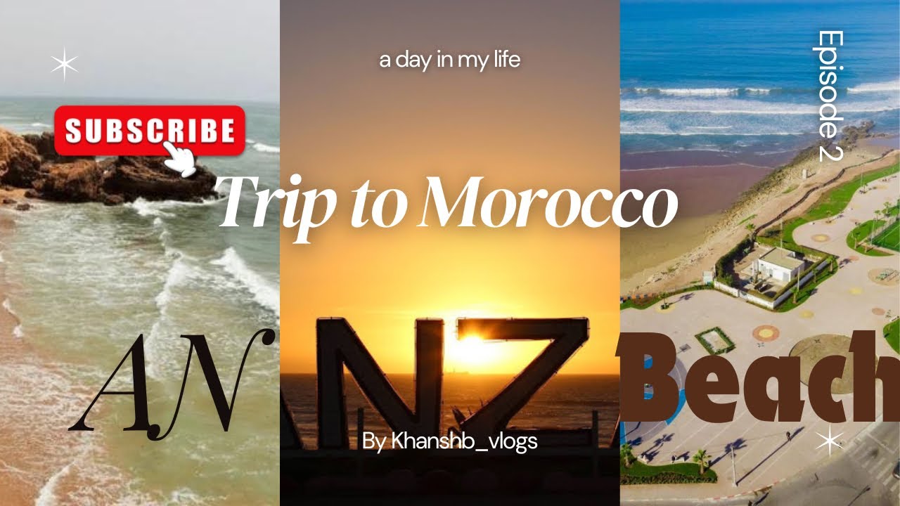 Moroccos famous beach destination | anza agadir | agadir beach - YouTube