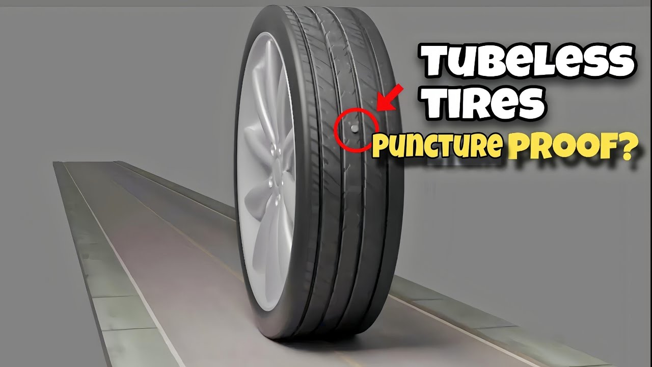 How Does a Tubeless Tyres Works? - (3D Animation) - YouTube