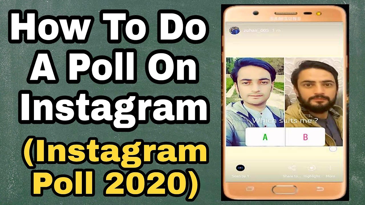 How to do a poll on Instagram with pictures - make a poll on instagram ...