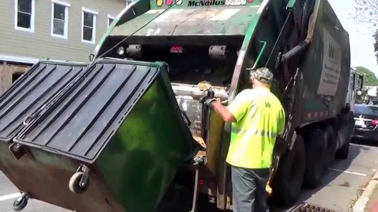 Waste Management 310956 ~ Mack MRU McNeilus Rear loader - YouTube