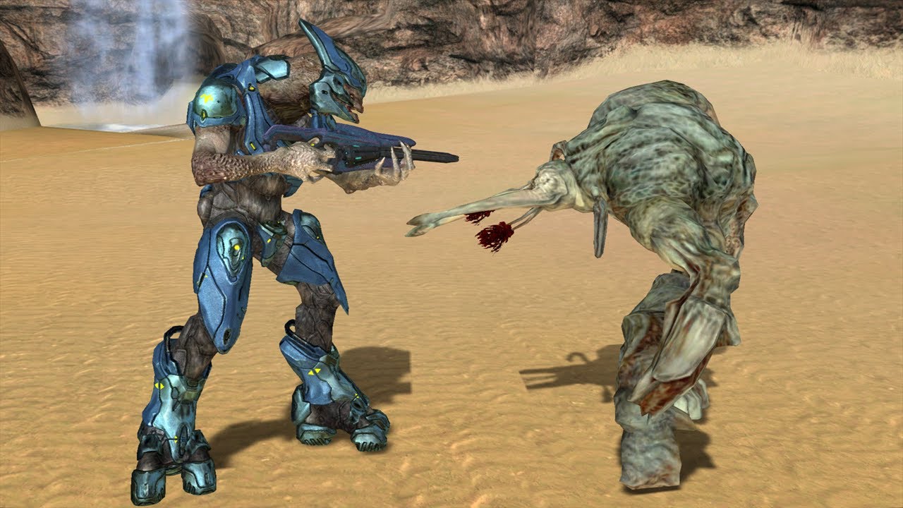 Halo 4 Elites VS. Halo 3 Flood Tanks - YouTube