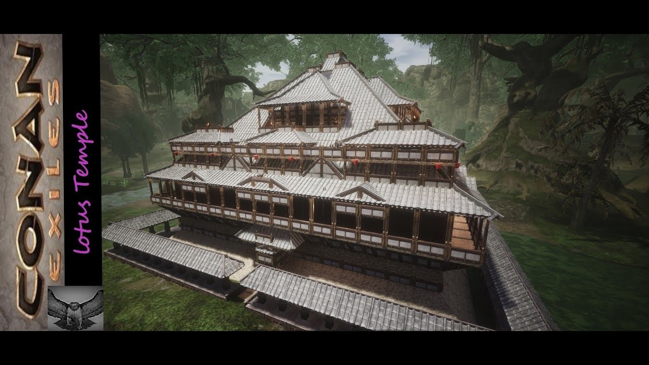 Conan Exiles: Lotus Temple Speed Build - YouTube