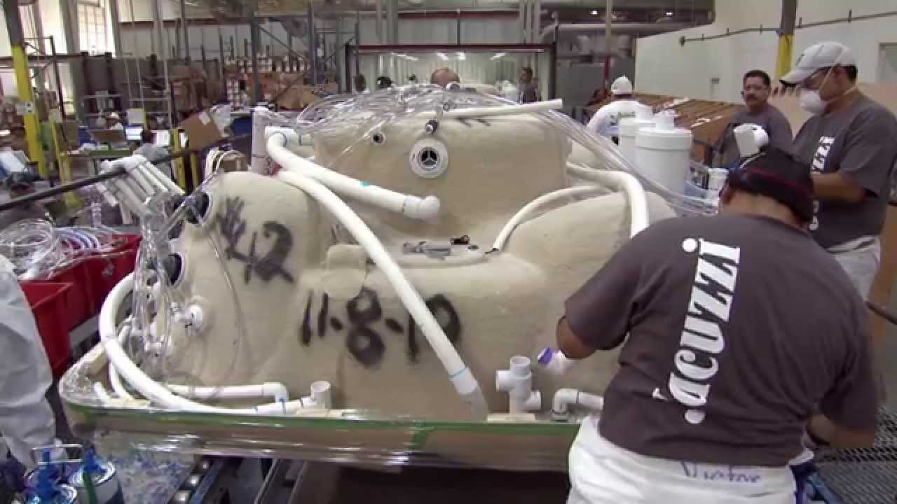 Watch how a Jacuzzi spa is made - BrandmadeTV - YouTube