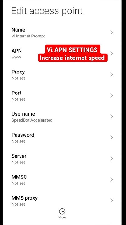 Vi APN settings | Vi internet not working | Vi network problem | Vi network problem solution #vi ...